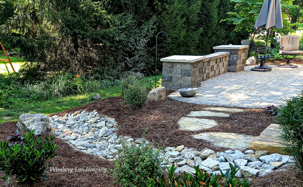 A Back Landscape With A Purpose - Wimberg Landscaping